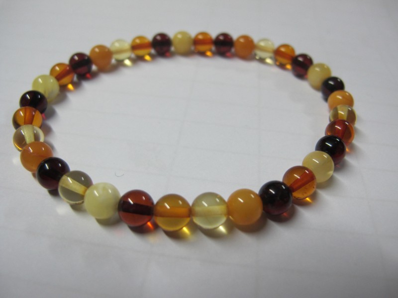 Alexandre Import Nature - BRACELET BILLES 5 MM - Ambre - cristaux ...